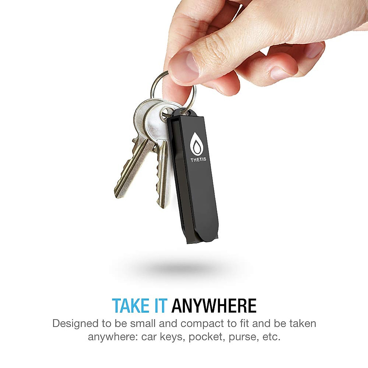 Thetis FIDO2 Security Key Fingerprint USB A, Two Factor Authenticator, Multi-Layered Protection HOTP / U2F Compatible Windows, MacOS, Gmail, Linux for Office Business - Black