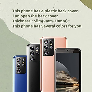 aderroo Smartphone，N93， Unlocked Cell Phone，5.72-inch Screen，a Front and a Rear Cameras，1GB RAM， 4GB ROM，Only Supports Dual SIM Card Frequency Band of 3GWCDMA：850/2100MHZ(Gold)