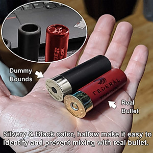 Angeebin Training Snap Caps for Dry Fire Training Dummy Rounds Practice Safe Loading Firing (12GA-6pcs)