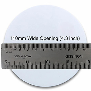 Solid Lid (Not Drilled) For One Gallon Wide Mouth Glass Jar