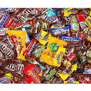 Chocolate Candy Variety Pack - 3.5 Pounds - Chocolate Candy Individually Wrapped for Parade Throws - Fun Size Chocolate Assortment - Pinata Chocolate Candy Mix
