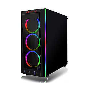 CLX SET TGMSETRTH0C37BM Gaming Desktop- Liquid Cooled Intel Core i7 10700KF 3.8GHz 8-Core Processor, 32GB DDR4 Memory, GeForce RTX 3060 Ti 8GB GDDR6 Graphics, 960GB SSD, 4TB HDD, WiFi, Windows 11 Home