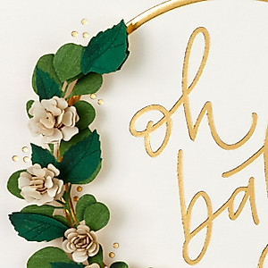 Hallmark Signature Baby Shower Card for New Parents (Oh Baby) Welcome New Baby, Congratulations, Gender Reveal