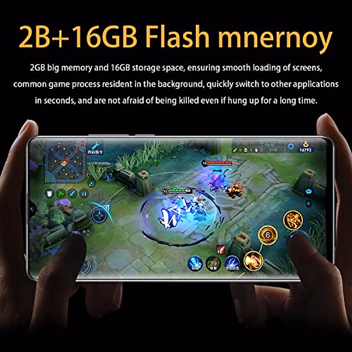 Unlocked Smartphone 6.7inch Cell Phone S22 Ultra 2+16GB HD Full Screen Straight Talk Phone Dual Sim Unlocked Android Phones Boost Mobile Phone (Green)