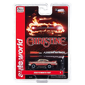 Auto World SC358 Christine 1958 Plymouth Fury HO Scale Electric Slot Car