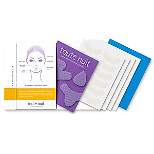 Toute Nuit Facial Wrinkle Patches, Face Tape, Curve, Fine Lines Around Eyes and Mouth, 48 Patches