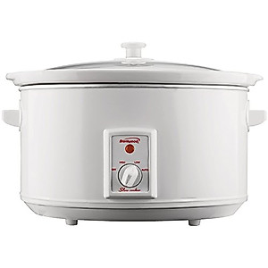 Brentwood Slow Cooker, 8 Quart, White