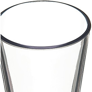 Carlisle FoodService Products Alibi Shot Glass Clear Glass for Restaurant, Kitchen, and Bar, Plastic, 3 Ounces, Clear