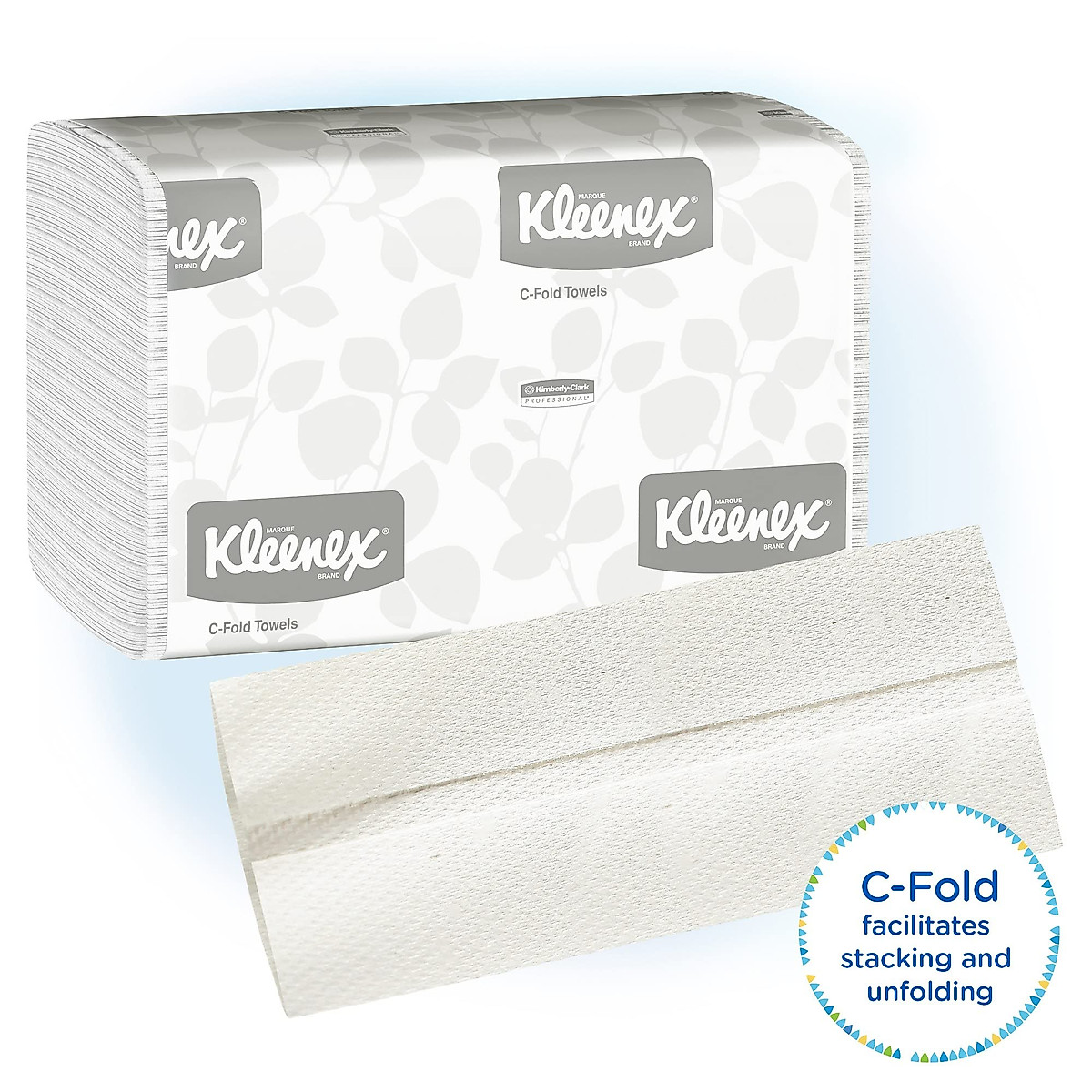 Kleenex(R) C-Fold Towels, 150 Towels/Sleeve, Pack Of 4 Sleeves, 150 Count (Pack of 4)