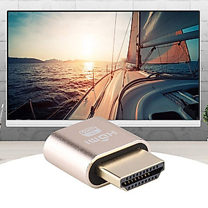 143 Graphics Card Virtual Display, Fake Load VGA Analog Camouflage HD Lock Screen Virtual Display,DispalyPort Headless Ghost Display