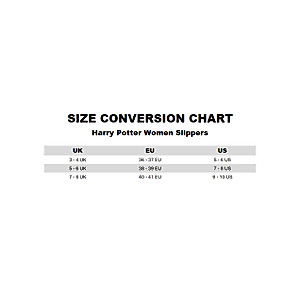 Harry Potter Slippers Womens Ladies Slim Fit Fluffy Red House Shoes