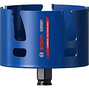 Bosch 1x Expert Construction Material Hole Saw (for Softwood, Chipboard, Ø 105 mm, Professional Accessory Rotary Drill/Drivers)