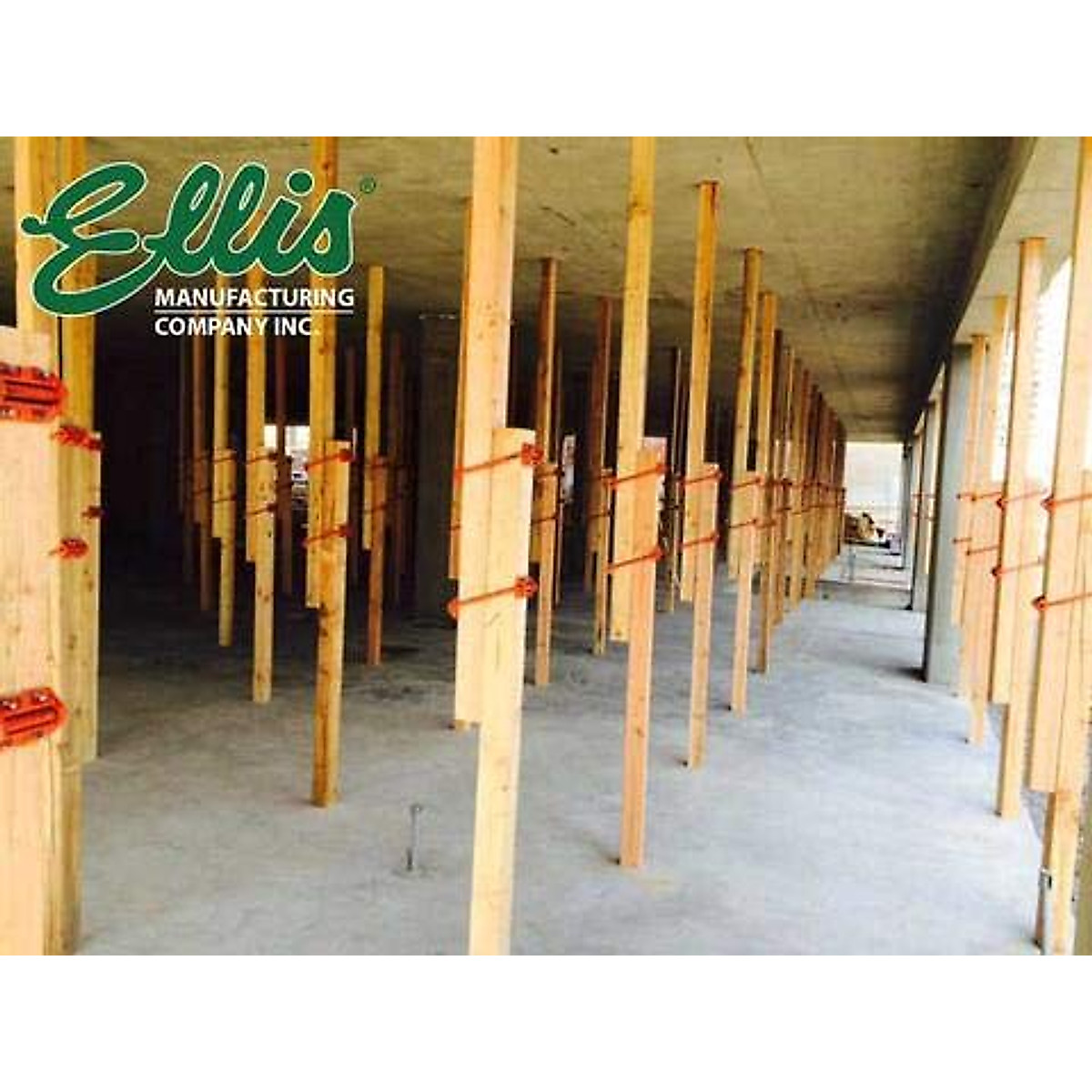 Ellis Manufacturing Company - Shore Clamps - 4x4 Nominal Lumber Size - Adjustable Support System - Durable, Secure, Long-Lasting