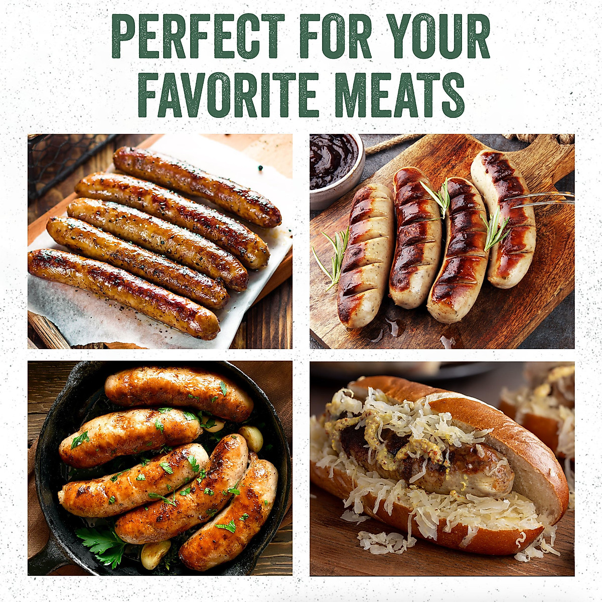 LEM Products 141 8 oz. Vacuum Sealed Bag - Hog Casings for 25 lbs. meat