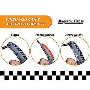 Magnetic Finger The Original Magnetic Finger Glove - Hold & Retrieve Any Small Ferrous Metal Object with Precise Control - Convenient Magnetic Pickup Tool Ideal for Tight Spots at Home or on the Job