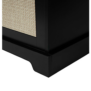 SPOFLYINN 0717-B0CRKLBTS6 Door Closet, One Size, Black as Shown