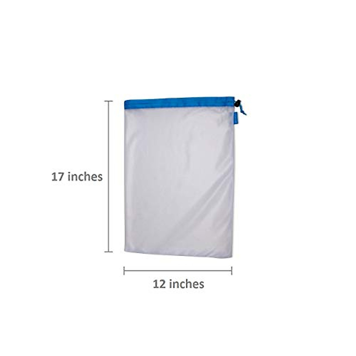 Premium Reusable Mesh Produce Bags With Drawstring - Mesh Produce Bags With Tare Weight - Set of 9 Reusable Grocery Bags - Washable Produce Bags for Fruit and Veg - BPA Free Mesh Bags for Vegetables
