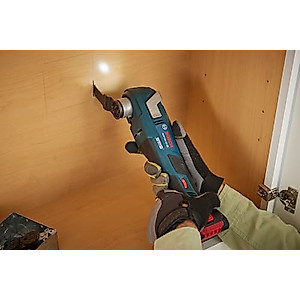 BOSCH GOP18V-34N 18V Brushless StarlockPlus Oscillating Multi-Tool Bare Tool, Cordless, Variable Speed, with 1-1/4 In. Bi-Metal Plunge Cut Blade