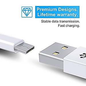 2 Pack Wall Mount for Wyze Cam Pan Security Camera with 16.4FT Charging Cable, for Wyze Cam Pan v2 Mounting Kit Including Charging Cord, 360 Degree Adjustable Ceiling Mount and 30 Wire Clips