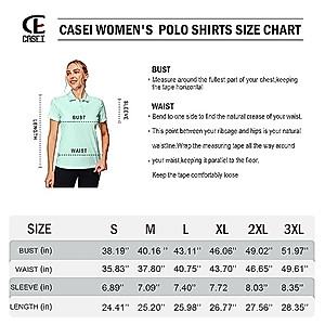 Elevate Your Golf Attire with Women's Lightweight Moisture-Wicking Polo Shirts for a Stylish and Comfortable Game (Mint Green,2XL)
