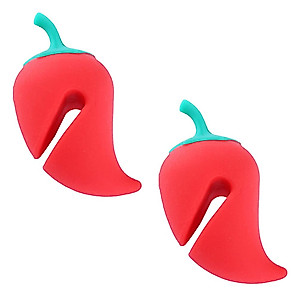 Hemoton Pot Cover Holder 1 Set 2pcs Spill Proof Lid Lifter for Soup Pot Silicone Kitchen Tools Lid Stand Heat Resistant Holder Let Steam Release Cooking Helpers Decoration Spill Stopper