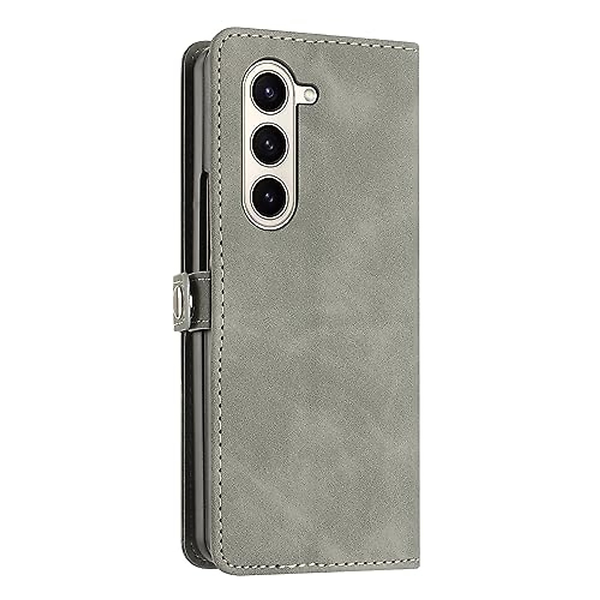 Phone Flip Case Wallet Case for Samsung Galaxy Z Fold 5 2023, Compatible with Samsung Galaxy Z Fold 5 Case [TPU Shockproof Interior Case]PU Leather Case with Magnetic Flip Cover phone protection ( Col