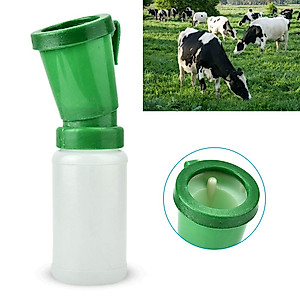Teat Dip Cup, Goat Milk Cup Non Reflow Nipple Dip Cup Cow Sheep Goat Nipple Teat Green Milking Products