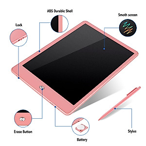 EooCoo Toys for Ages 3-6, Drawing Board 2 Pack, 10 Inch LCD Writing Tablet, Electronic Drawing Tablet, Girl/Boy Birthday Gift, Kids Toys, Drawing Pad Girls Gifts, Kids Travel Essential