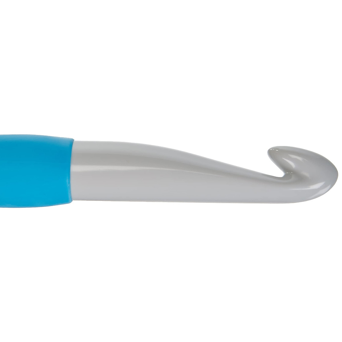 Clover Needlecraft Amour Crochet Hook: 15.00mm, 15 mm, Blue & White