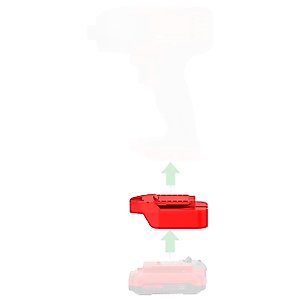 1x Adapter Upgrade for Bauer 20V Cordless Tools to Craftsman New 20V (V20 Type, Not Older 20V) Batteries - Adapter Only