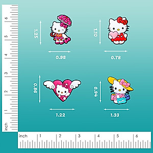 Fohiahfce 30PCS Shoe Charms Fits for Clog Sandals Shoes Decoration, Cartoon Accessories Charms for Gifts