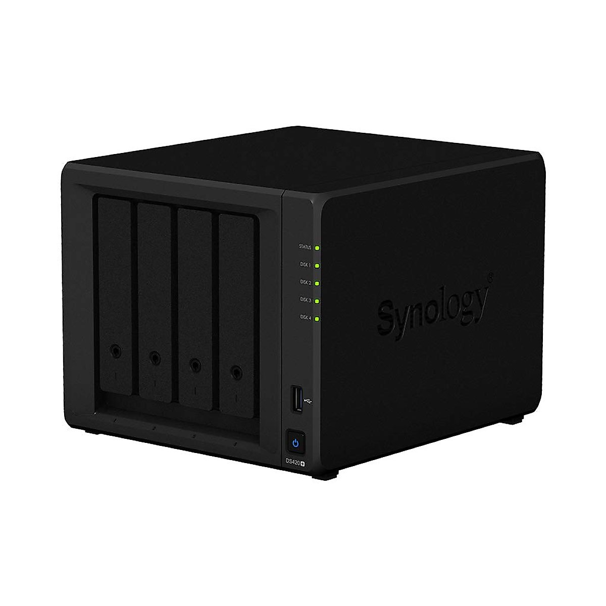 Synology DiskStation DS420+ NAS Server for Business with Celeron CPU, 6GB Memory, 16TB HDD Storage, DSM Operating System