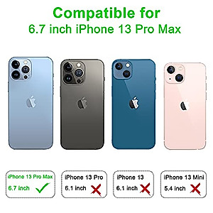 Arae Compatible with iPhone 13 Pro Max Case Wallet Flip Cover with Card Holder and Wrist Strap for iPhone 13 Pro Max 6.7 inch-Rose Gold