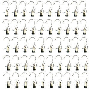 The Global Display Solution Boot Hanger Pro Clips - Space-Saving Closet Organizer and Laundry Companion | 50 Pieces