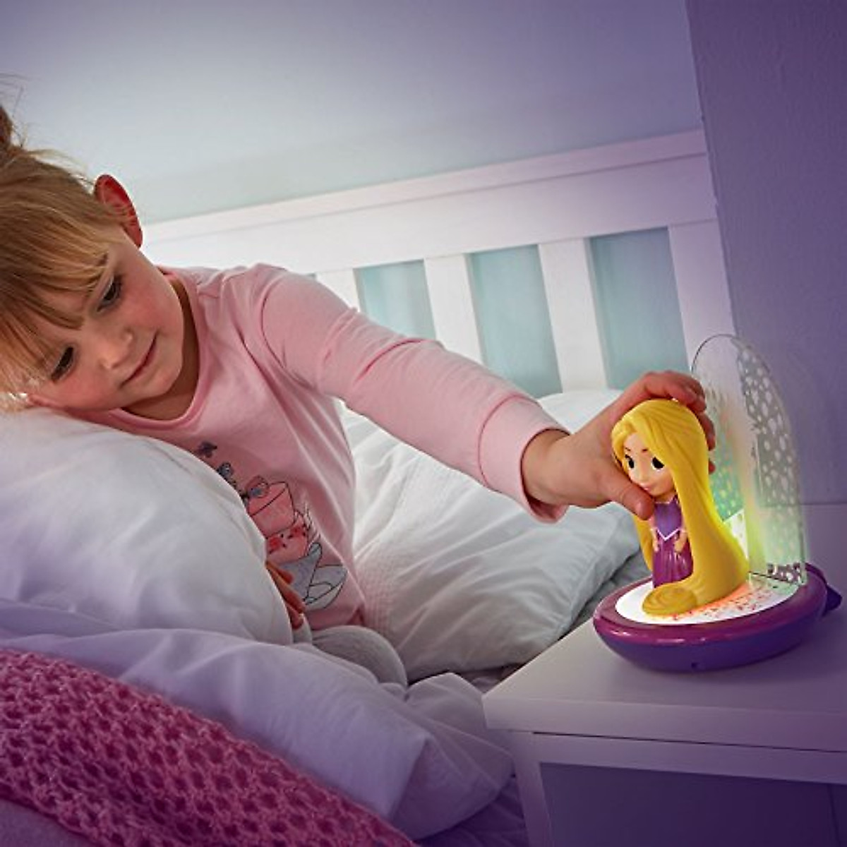 Disney Princess Night Light - Rapunzel Kids Torch and Projector by Go Glow