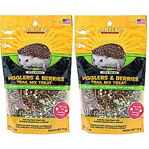 Sunseed Company-Vita Prima Hedgehog Treat-Wigglers & Berries 5 Ounce