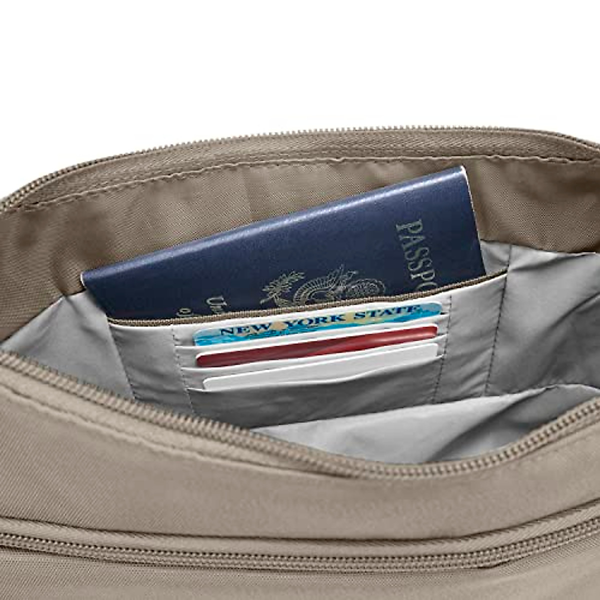 Travelon Anti-Theft Classic Crossbody Bucket Bag