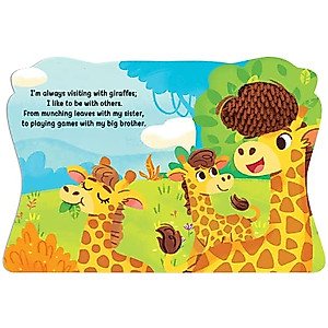 Jungle Days with Giraffe - Touch and Feel Board Book - Sensory Board Book