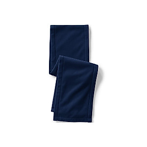 Lands' End Fleece Scarf Deep Sea Navy One Size
