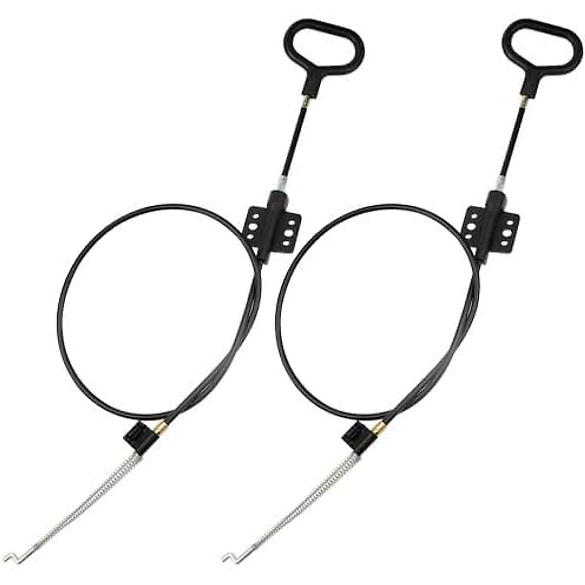 TOVOT 2PCS 38.5" D-Ring Release Handle Pull Recliner Cable Replacements Release Pull Cables for Sofa Chair