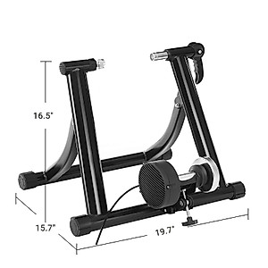 SONGMICS Indoor Bike Trainer Stand, Reduces Noise, Curvy Stable Frame USBT01B