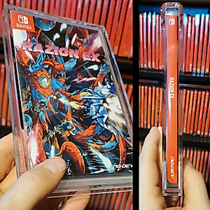 EVORETRO Acrylic Display Case Compatible for Nintendo Switch Games - Clear Game Box Protector with UV Protection - 4MM Thick Protective Case for Retro Nintendo Switch Sports Game (Pack of 2)