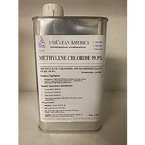 Methylene Chloride 99.9% Purity - Dichloromethane - Made in USA - 1 Liter / 34 fl oz