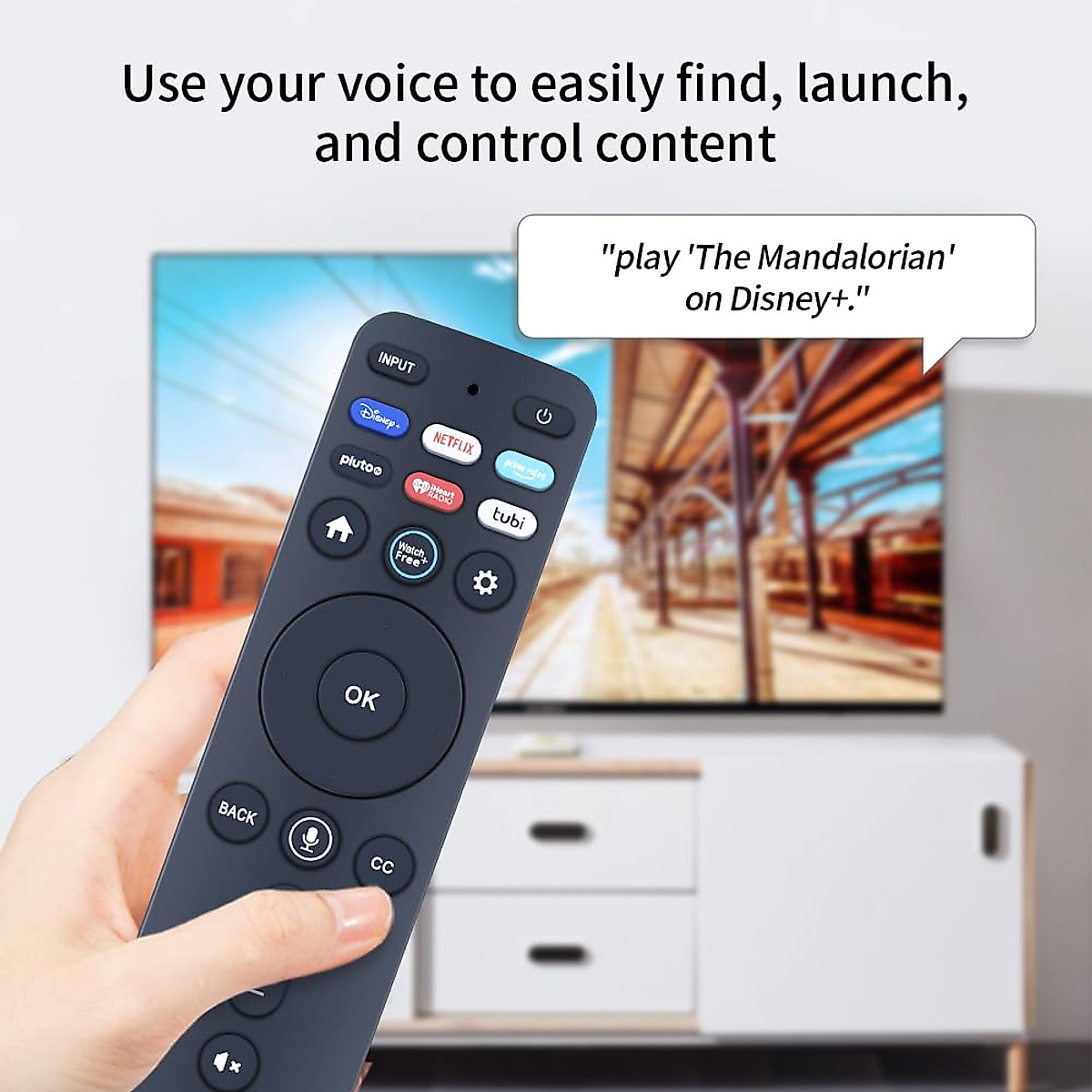 XRT260 Replacement Voice Remote Control for Vizio V-Series M-Series P-Series 4K HDR Smart TV，Compatible with Vizio TV V435-J01 V505-J01 M43Q6-J04 M50Q6-J01 M50Q7-J01 P65Q9-J01 P75Q9-J01 P85QX-J01