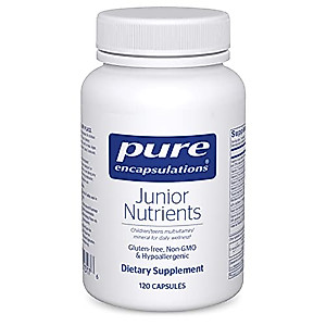 Pure Encapsulations Junior Nutrients | Multivitamin and Mineral Supplement Without Iron for Children Ages 4 and Up* | 120 Capsules