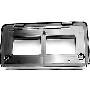 I-Match Auto Parts Front License Plate Frame Bracket Tag Holder,Black Textured for 2016 2017 2018 2019 2020 2021 2022 2023 Toyota Tacoma 2WD - 4WD 7510104011 TO1068134