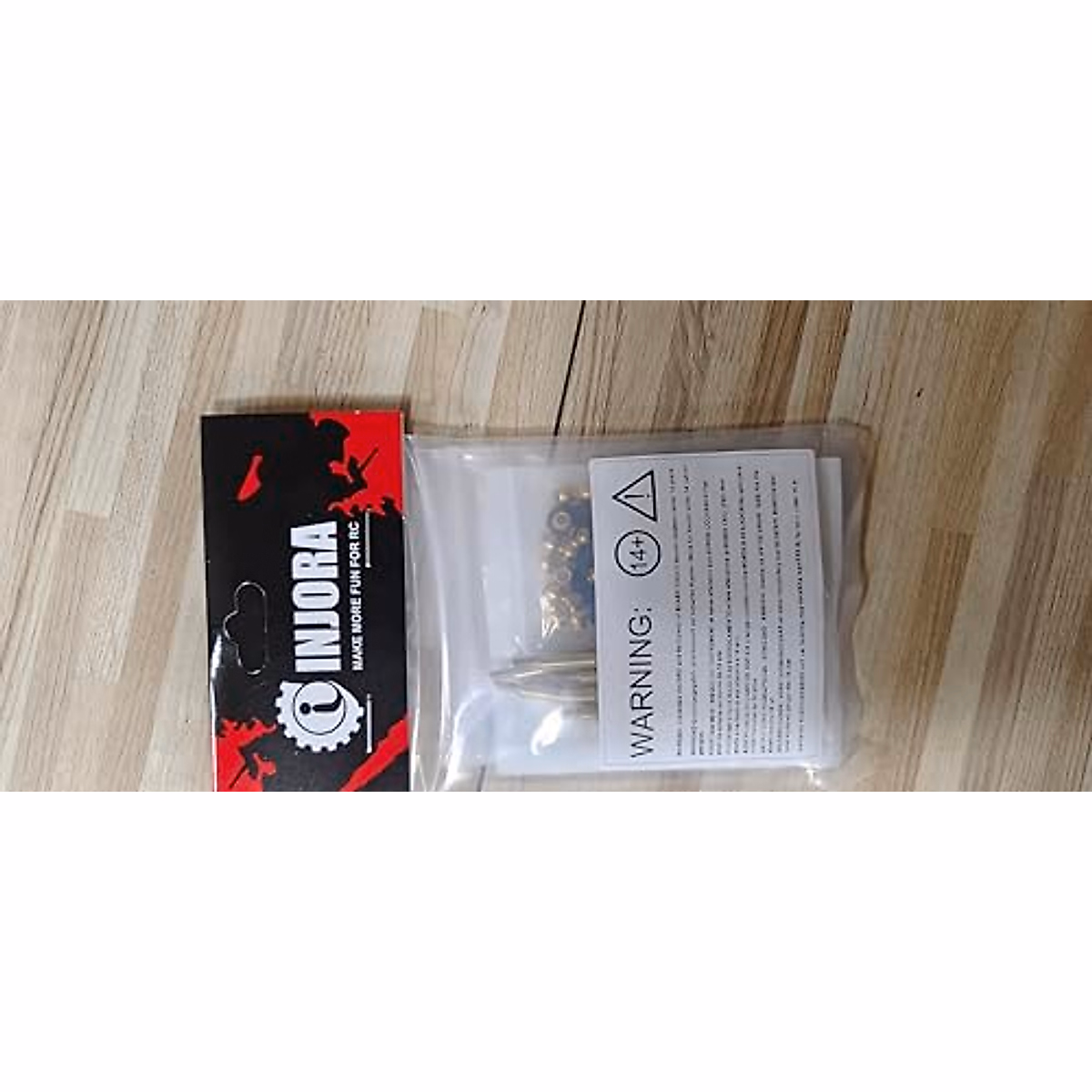 INJORA Brass High Clearance Links Set for TRX4M Bronco Defender 1/18 RC Crawler Upgrade Parts, 38g/Set