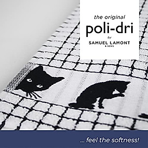 Samuel Lamont Poli-dri Jacquard Tea Towel Cat