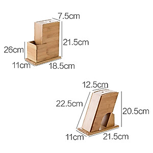 NC Vertical Knife Holder, Universal Knife and Accessory Storage Box, 5 Slots