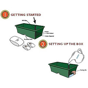 EarthBox 80101.01 Garden Kit, Dark Green